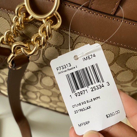 Coach | Bags | Coach Elle Backpack In Sig Jacquard F7333 | Poshmark